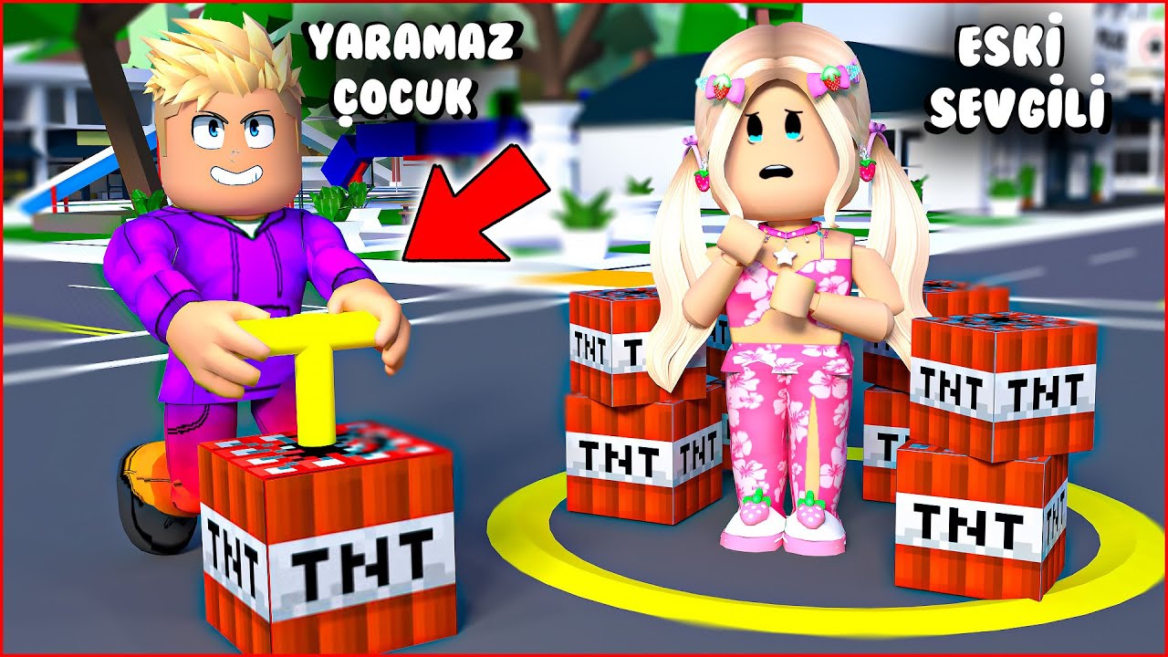 YARAMAZ ÇOCUK ESKİ SEVGİLİSİNDEN İNTİKAM ALIYOR 😱 | ROBLOX BROOKHAVEN ...