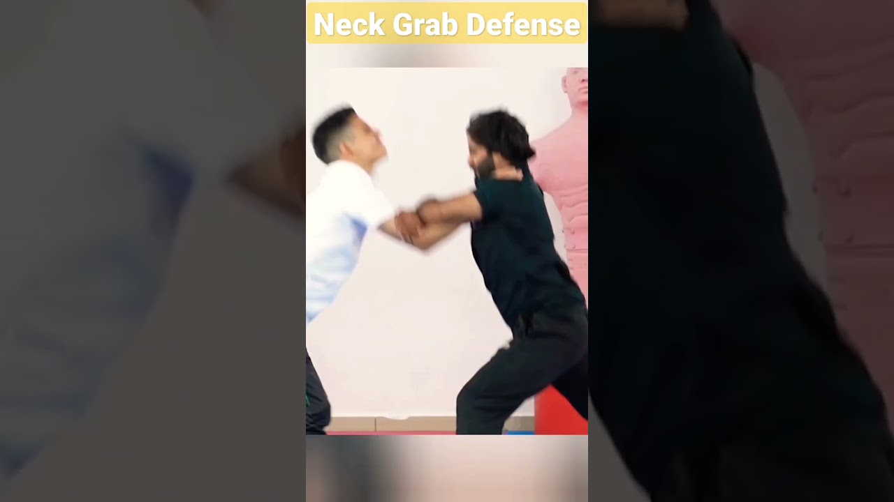 Neck Grab Defense #selfdefense #taekwondo #action #fightback # ...