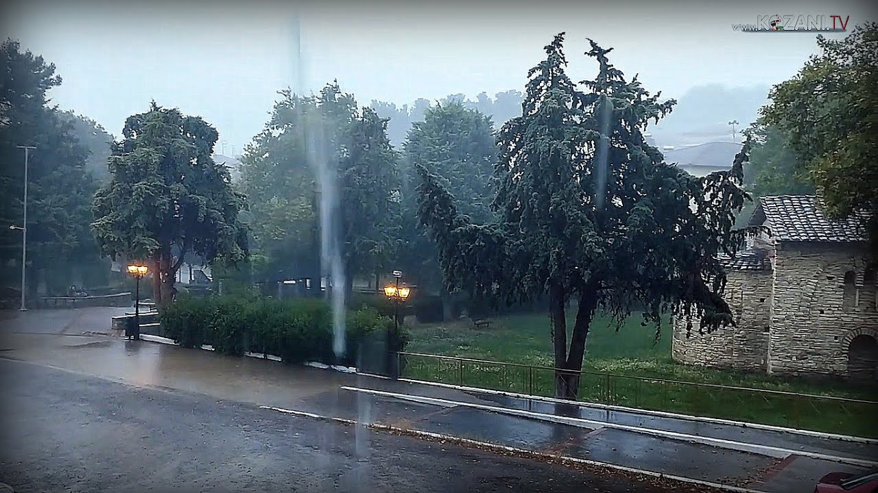 Αιανή - Έντονη βροχή - YouTube