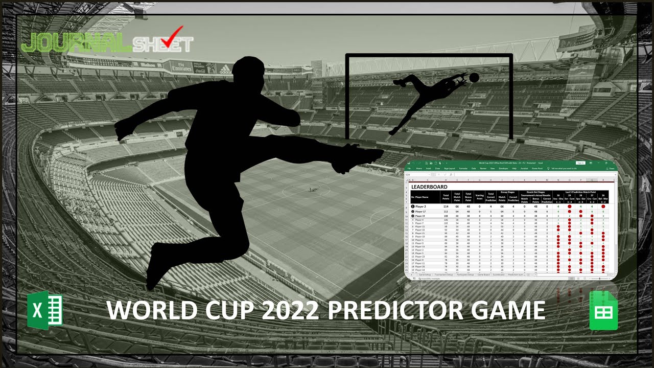 FIFA Football Qatar World Cup 2022 Predictor Game | Office Pool Game ...