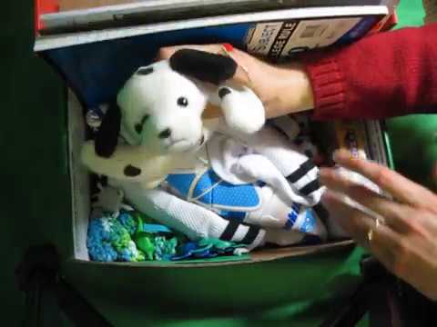 Packing a Soccer Ball in an OCC Shoebox - YouTube
