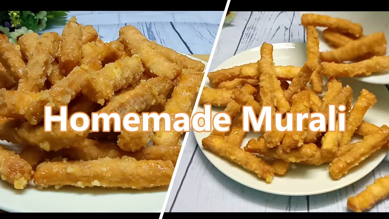 Homemade Murali | ঘরে তৈরি কুড়মুড়ে মুড়ালি/খুরমা | Sweet Murali ...