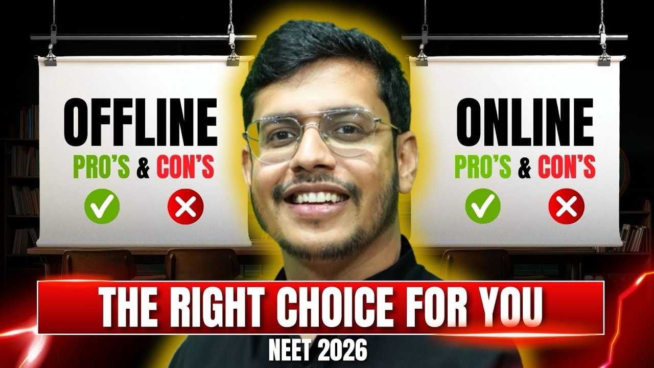 Online Vs Offline Preparation For NEET 2026 | Best Mode of Preparation For NEET 2026 | Dr.Anand ...