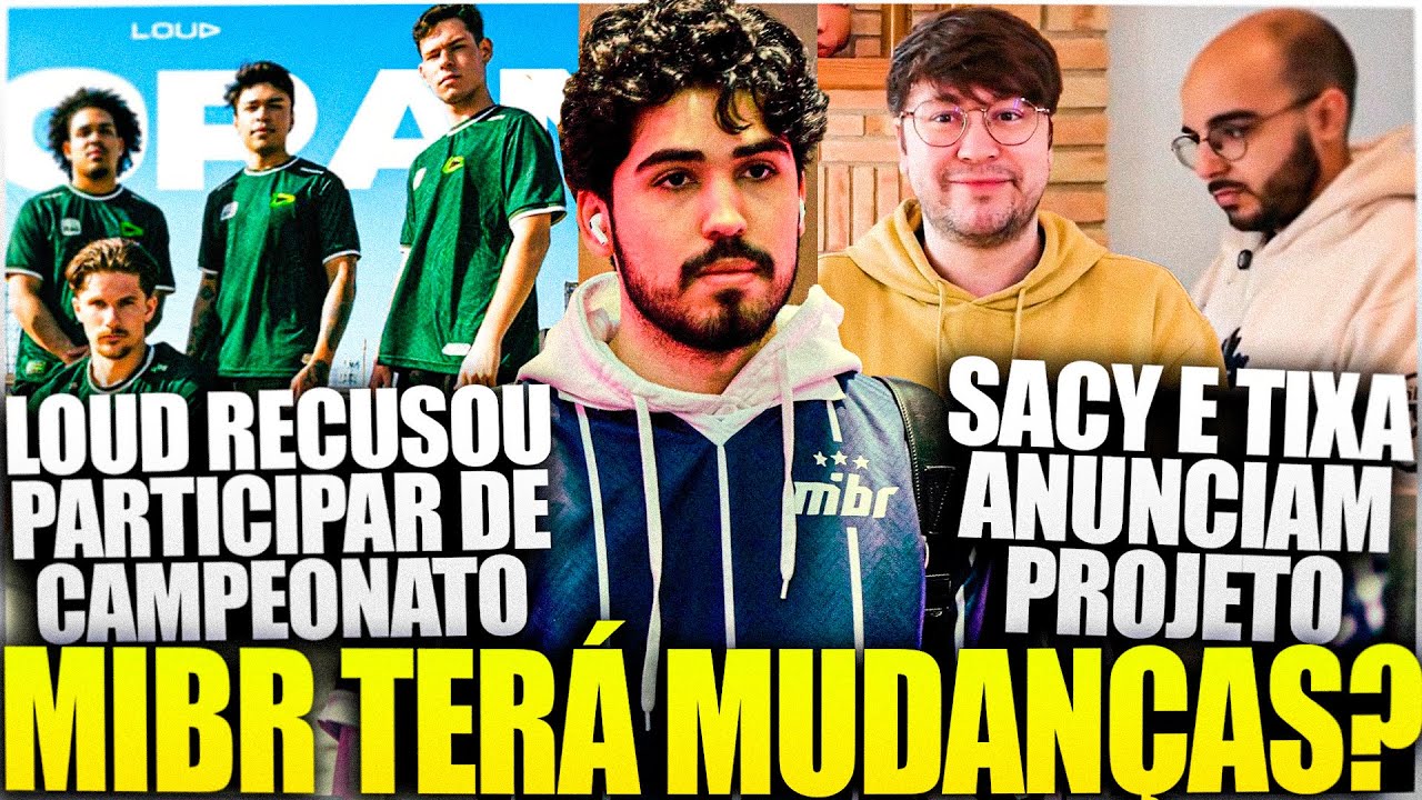 MIBR ESTÁ TREINANDO SEM O ASPAS e SEM VERNO SEGUNDO RUMOR GRINGO ...