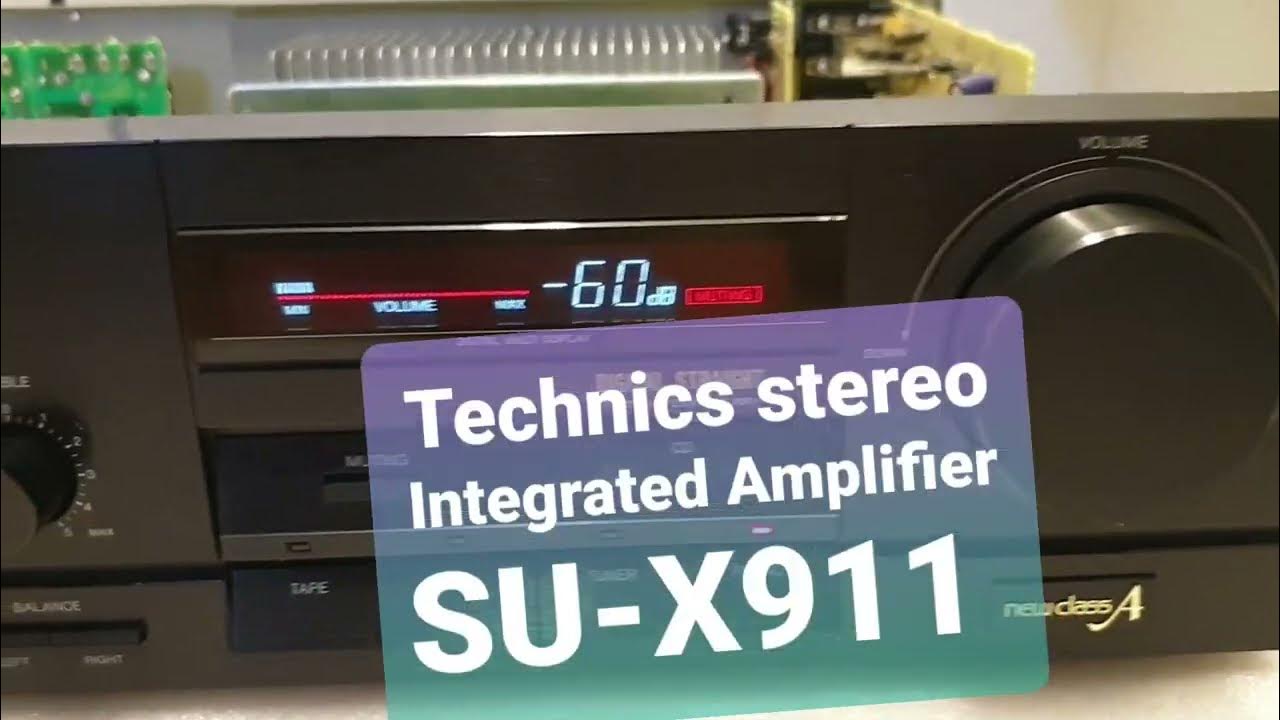 TECHNICS SU-X911 DIGITAL STEREO INTEGRATED AMPLIFIER - YouTube