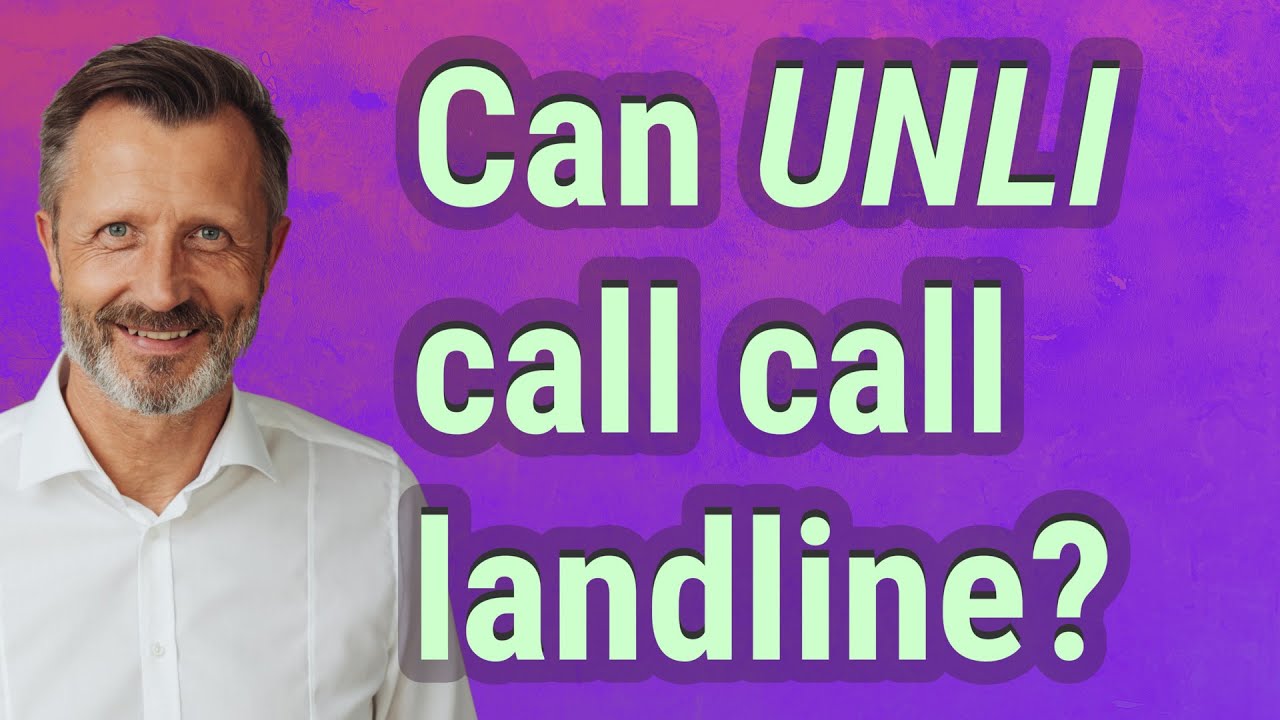 Can UNLI call call landline? - YouTube