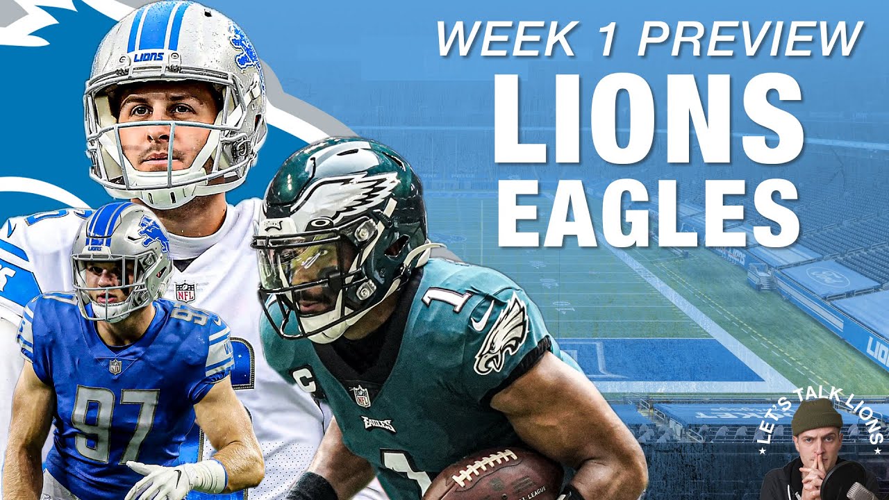Detroit Lions Philadelphia Eagles Week 1 PREVIEW - YouTube