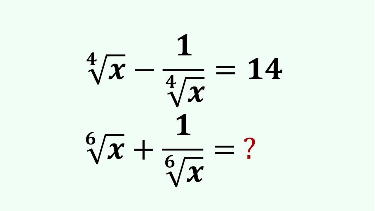 Radical Simplification Challenge | Mathematical Olympiad - YouTube