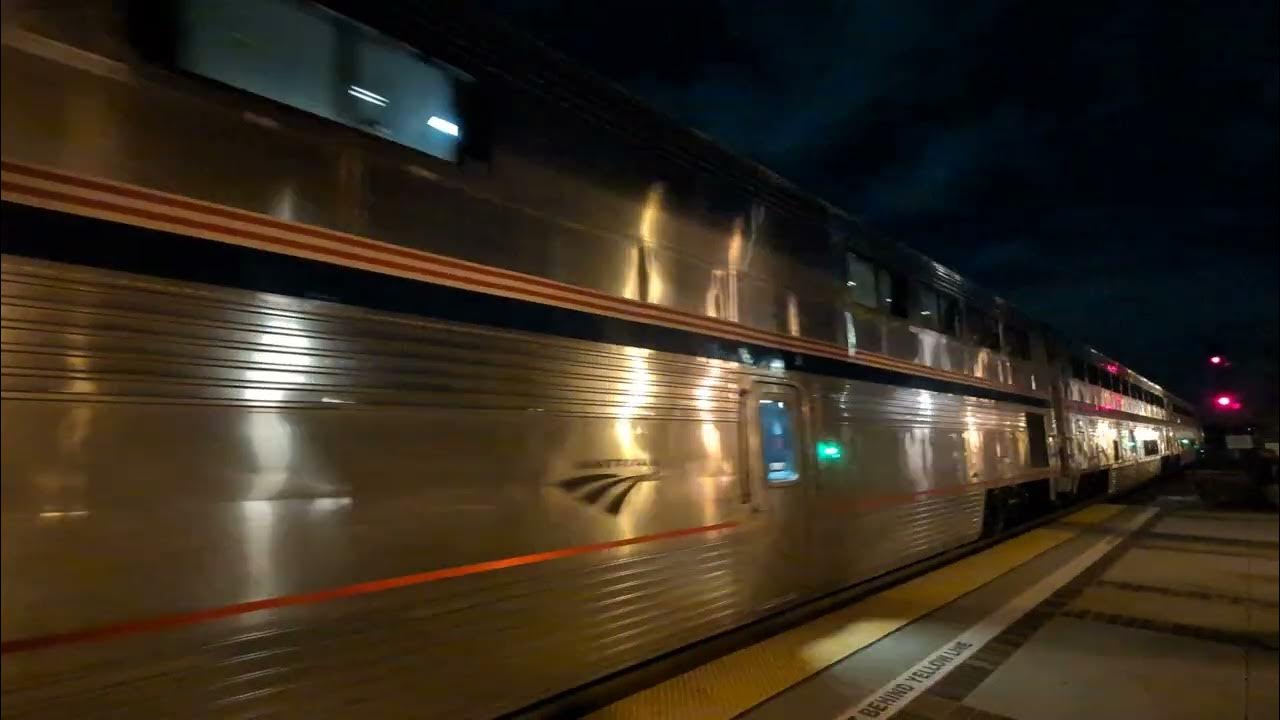 Amtrak Southwest Chief #4 departs Fullerton - YouTube