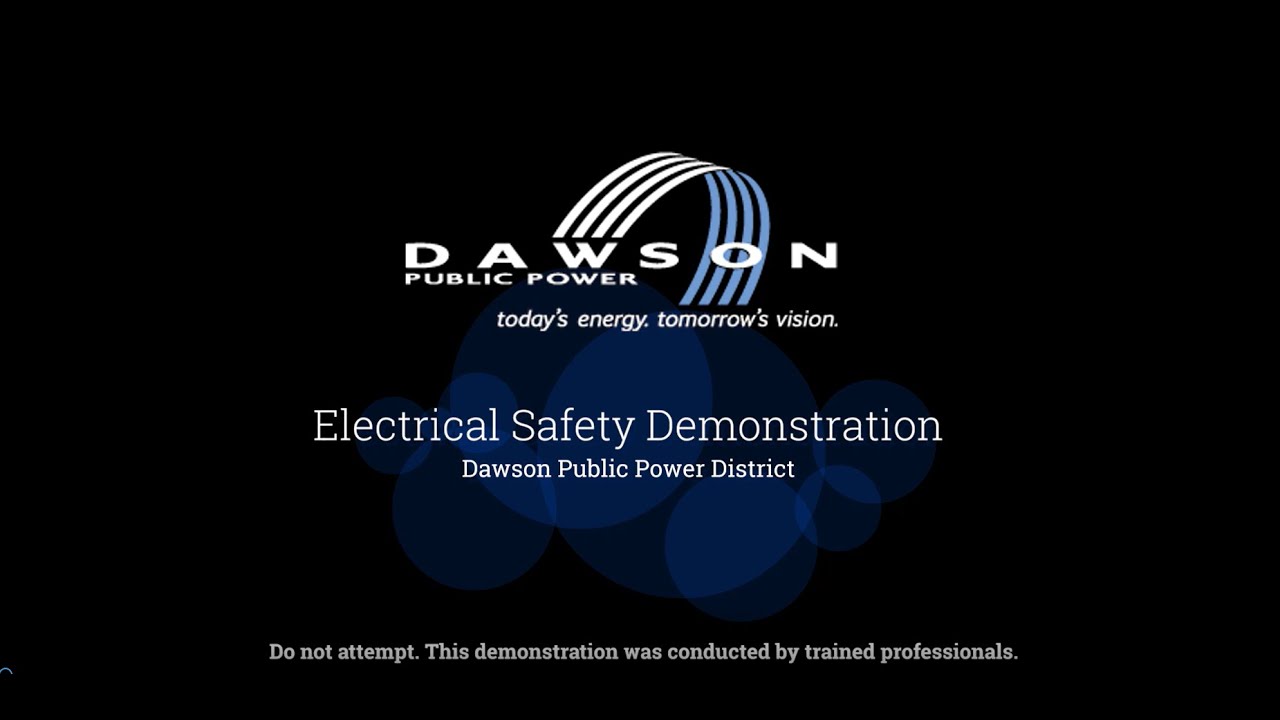 How to stay safe around electricity - Dawson PPD - YouTube