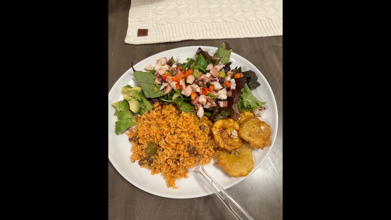 Puerto Rican Rice And Octopus Salad - YouTube