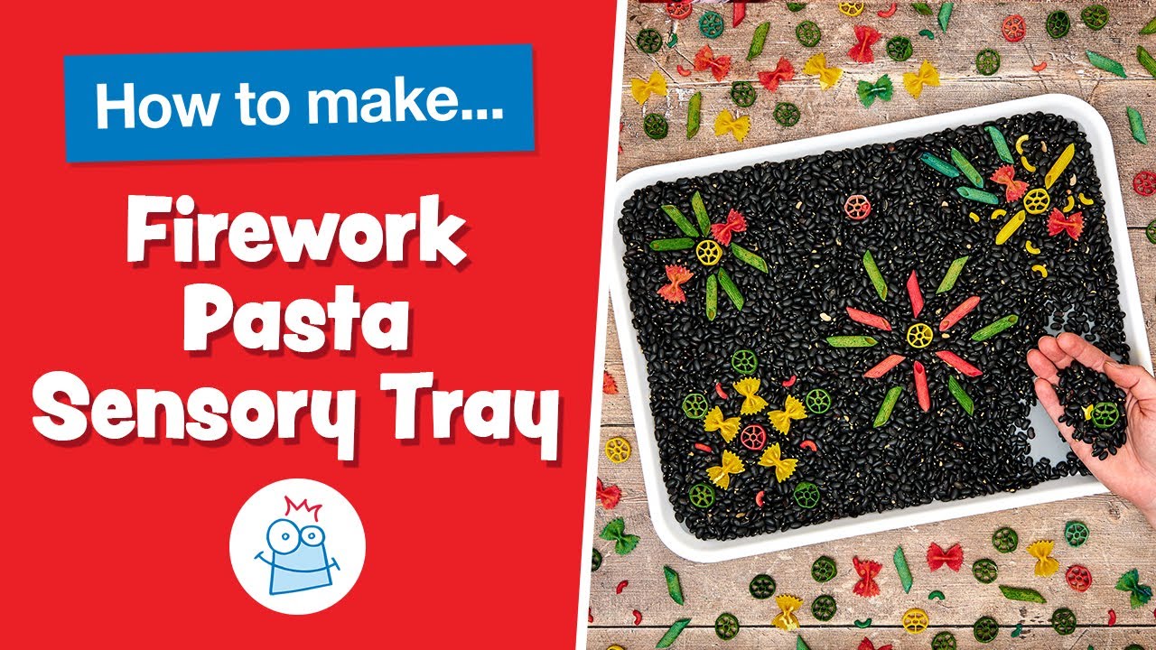 How To Make A Fireworks Sensory Tray | Baker Ross - YouTube