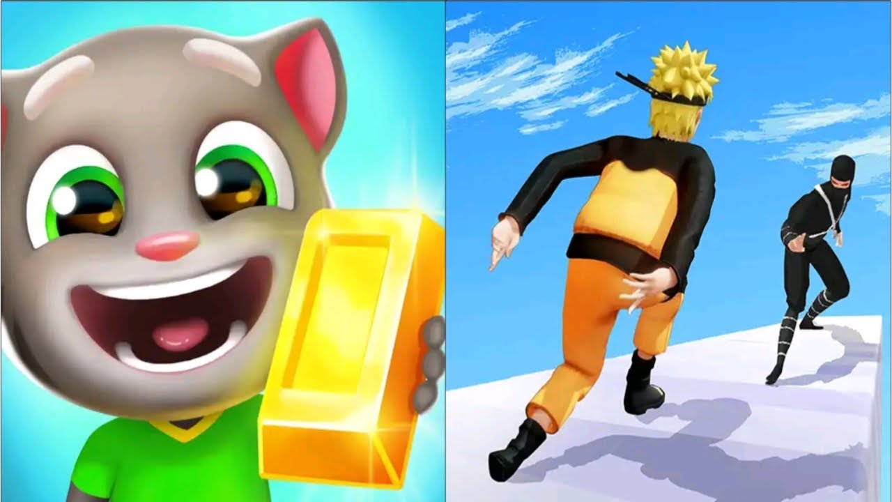 Frosty Tom Gold Run vs Split Crowd Run - Gameplay HD - YouTube