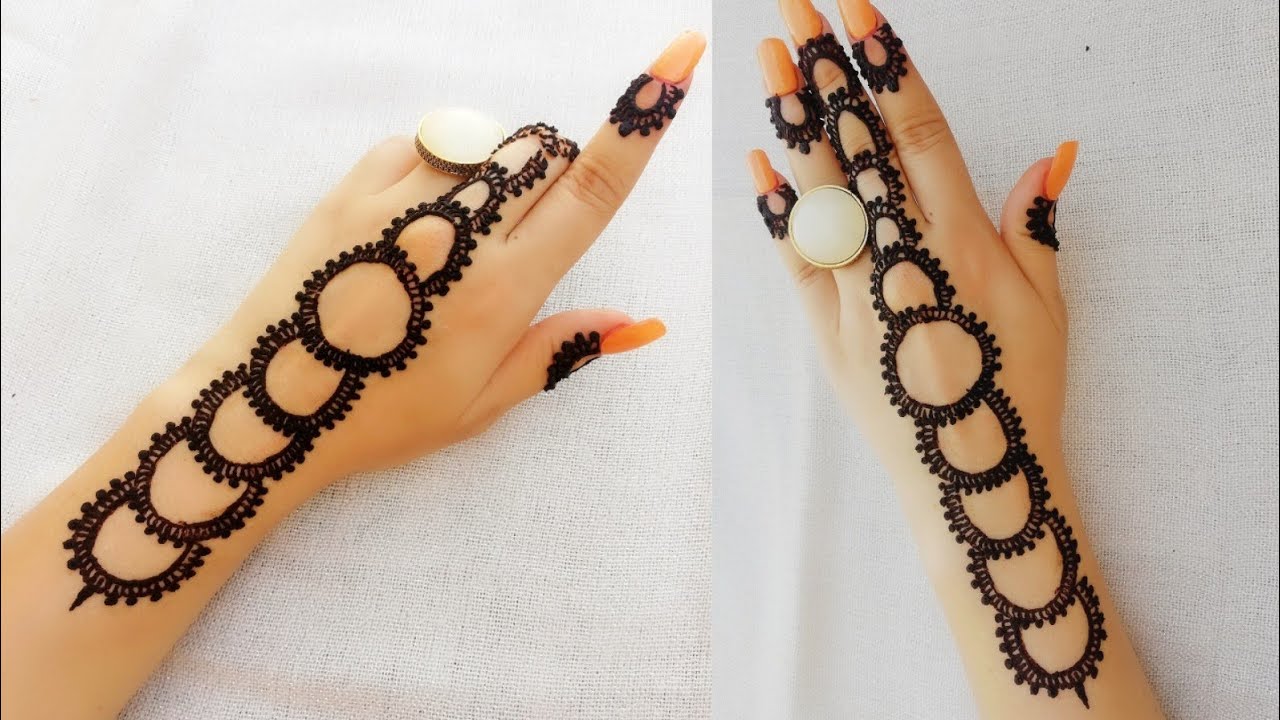 Simple and easy |step by step| design new design 2020 | Beautiful ...