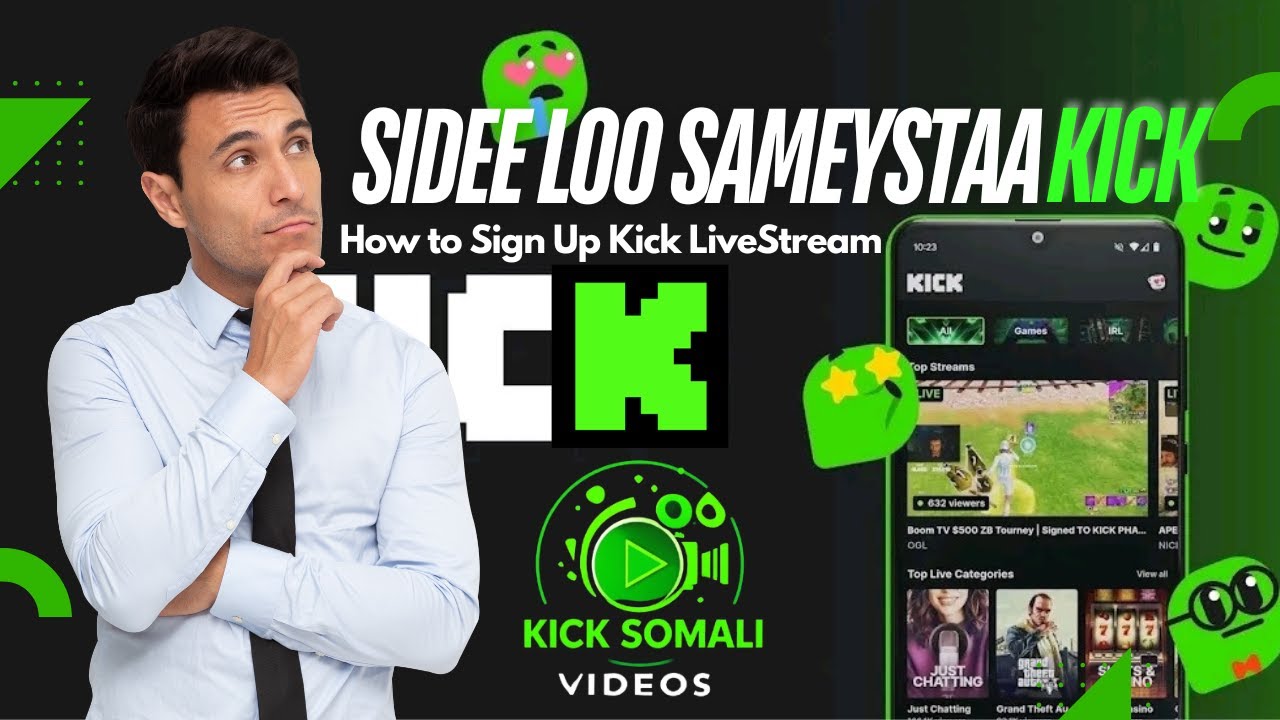 "How to Sign Up for Kick Livestream App | Step-by-Step Tutorial (2025 ...