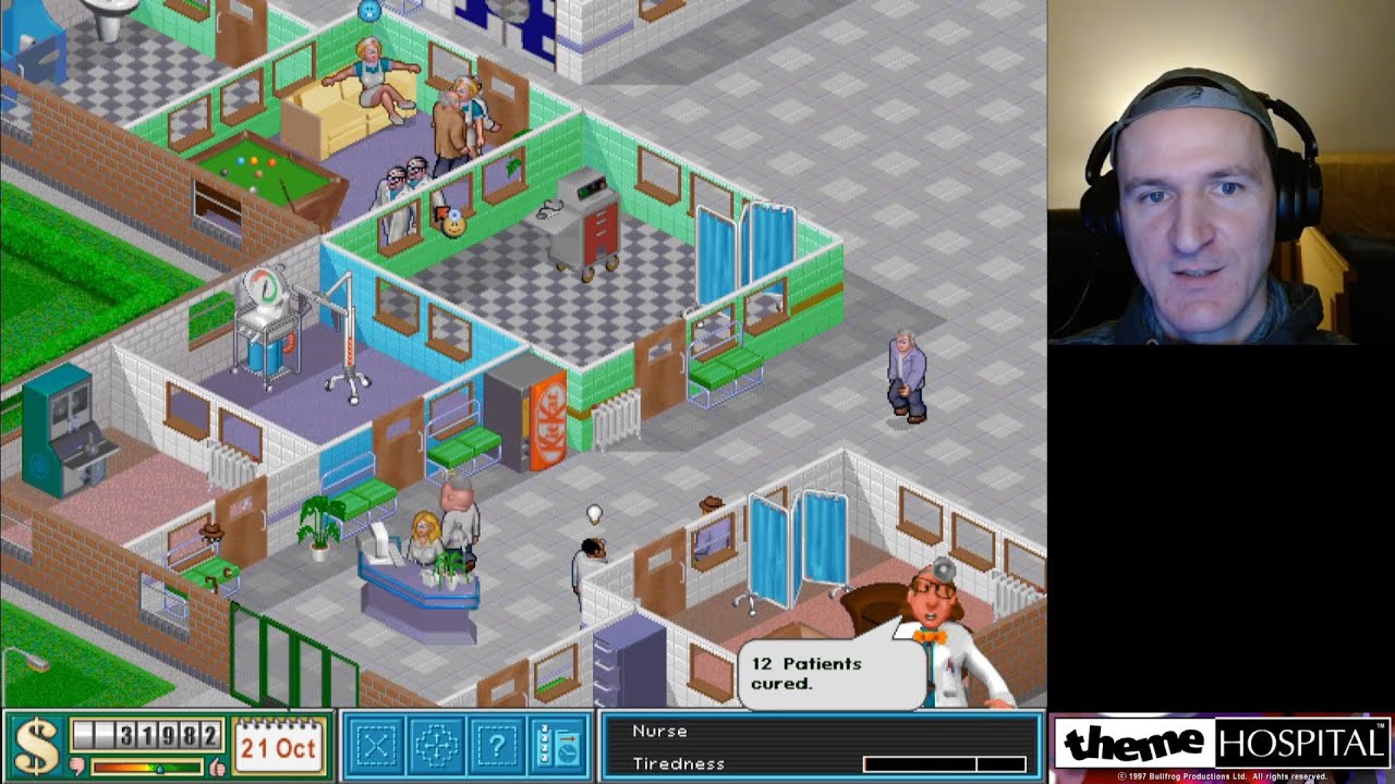 Theme Hospital. Миссия 1. Стратегия по строительству больницы и ...