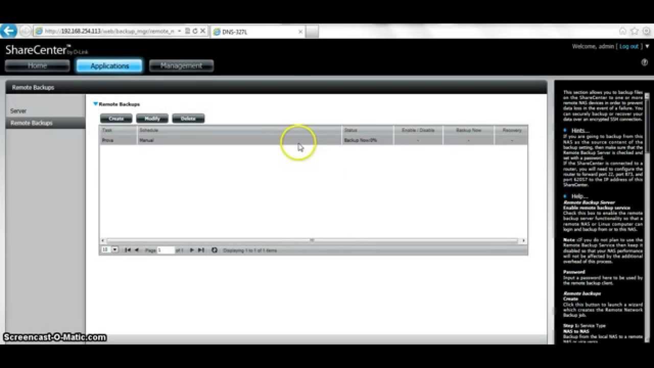D-Link Tutorial 2014 - Come configurare i backup sul DNS-327L - YouTube