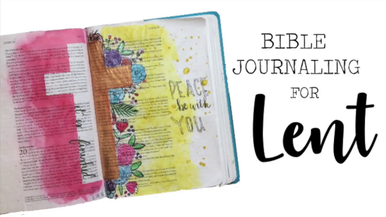 Bible Journaling Process- Lent - YouTube