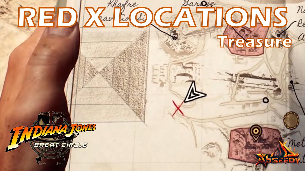 Gizeh Red X Location - Indiana Jones and the Great Circle - YouTube