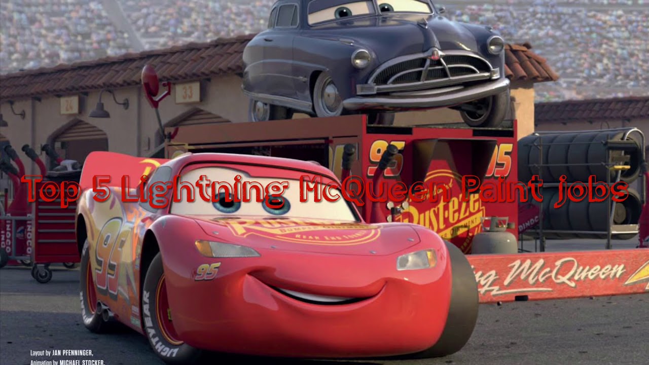 Top 5 Lightning McQueen Paint jobs - YouTube