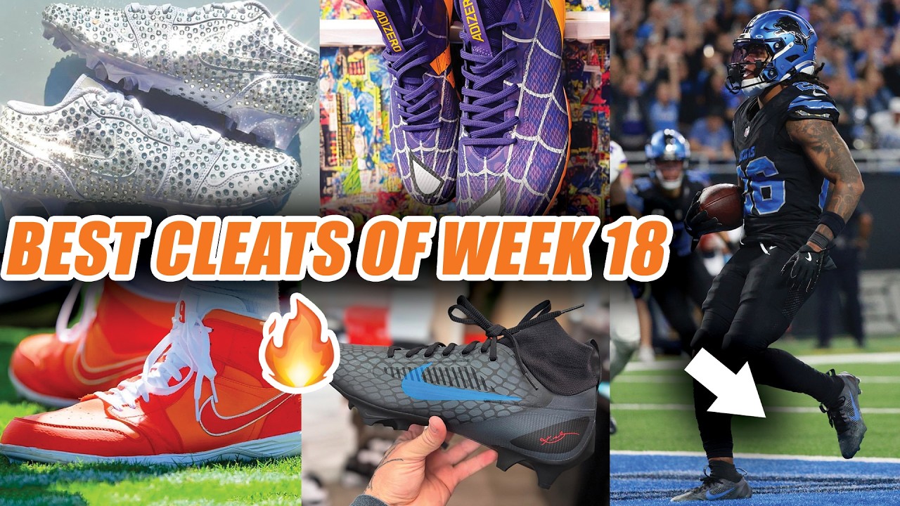 The Best Cleat Heat from Week 18 of the NFL Season - YouTube