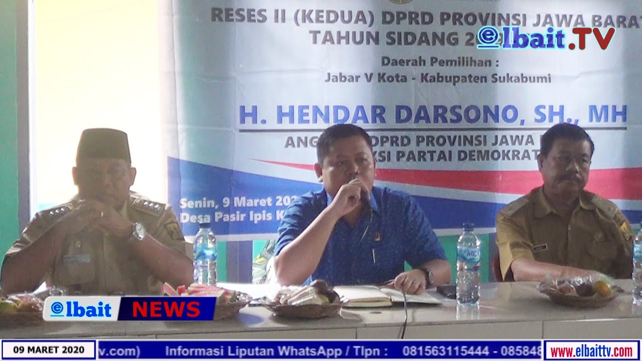H. HENDAR DARSONO SERAP KELUHAN DAN ASPIRASI MASYARAKAT SURADE - YouTube