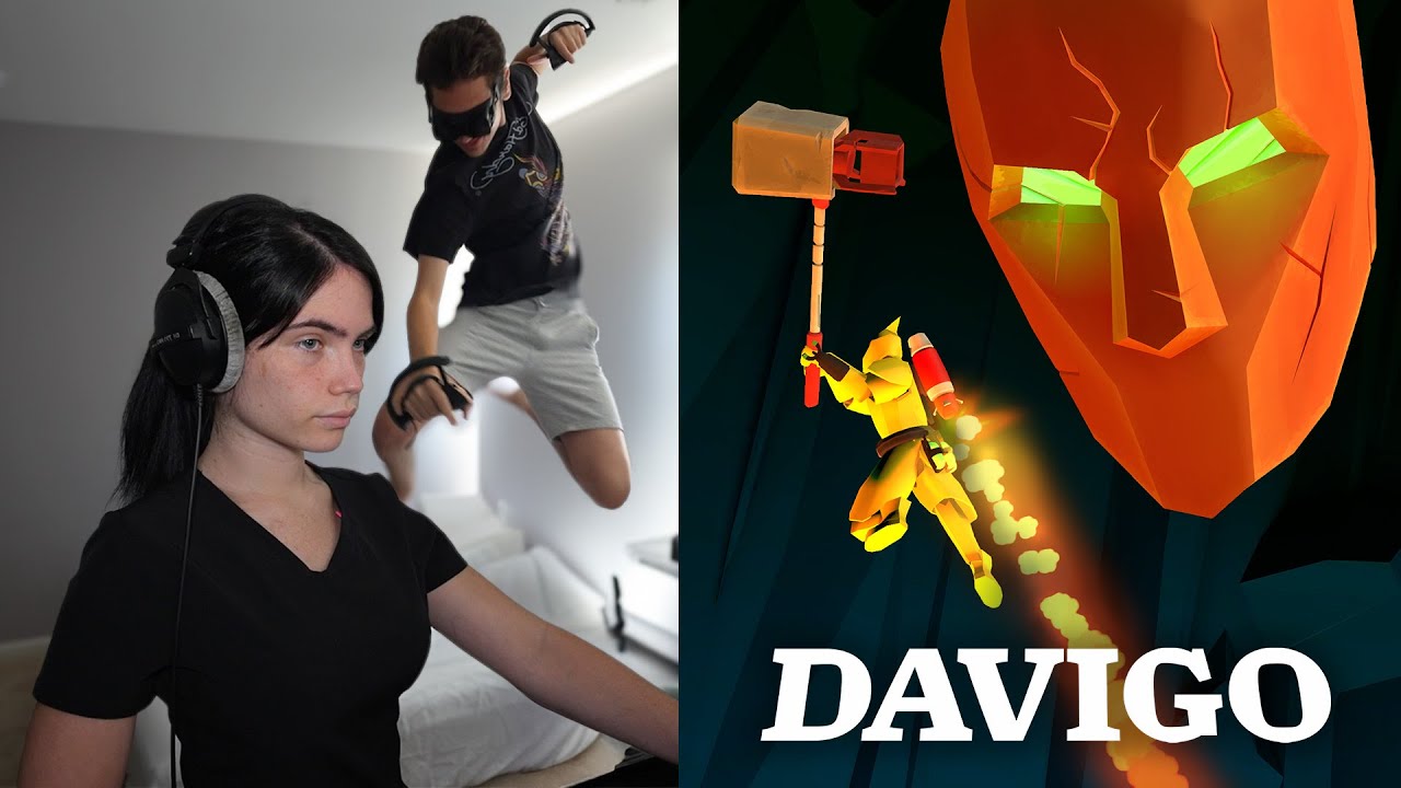 Playing DAVIGO (VR vs PC) Against My GF - YouTube