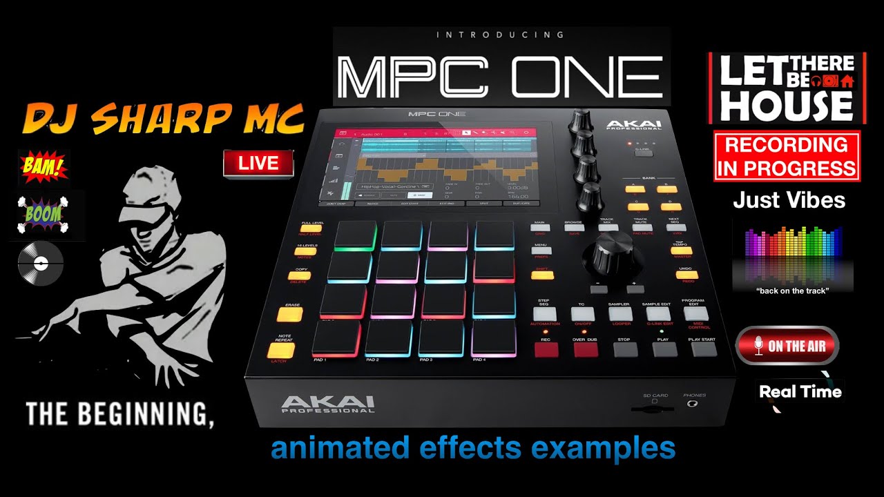 MPC ONE - #65 animated effects examples- AKAI MPC 1, #MPC_ONE, #DJ ...