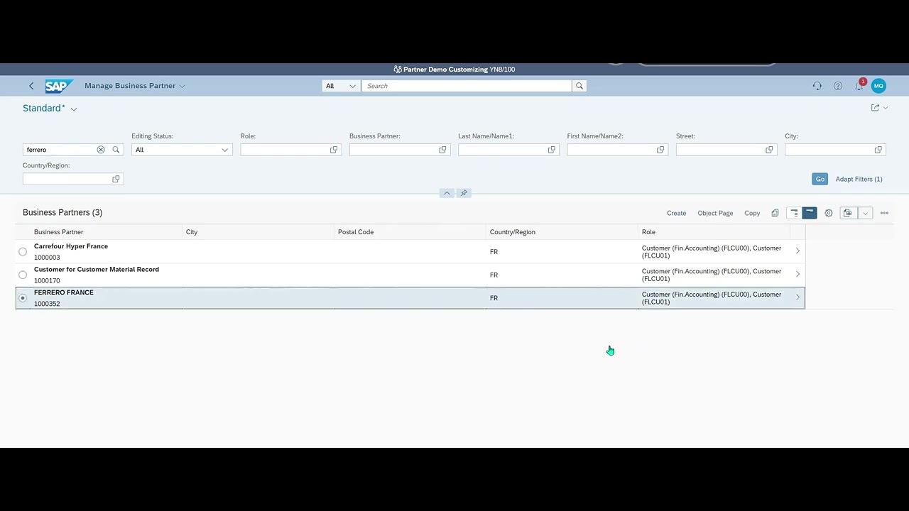 SAP Basics Setting Up a Business Partner with Credit Management It's ...