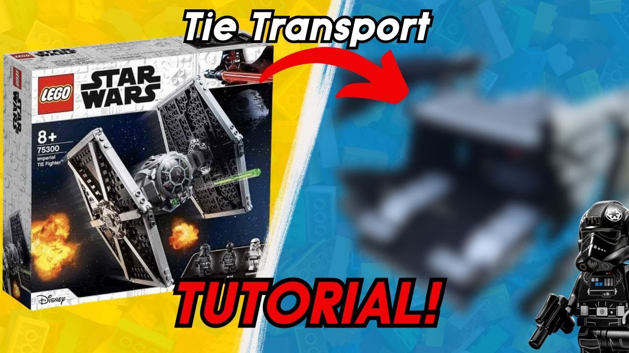 Lego Tie Transport Tutorial | Alternate Build from 75300 Imperial Tie ...