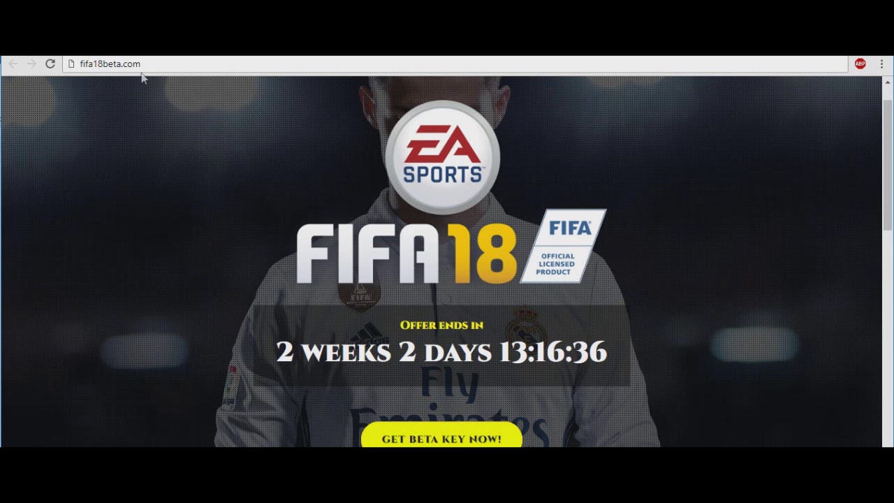 FIFA 18 BETA: How To Get A Free FIFA 18 Beta Key - YouTube