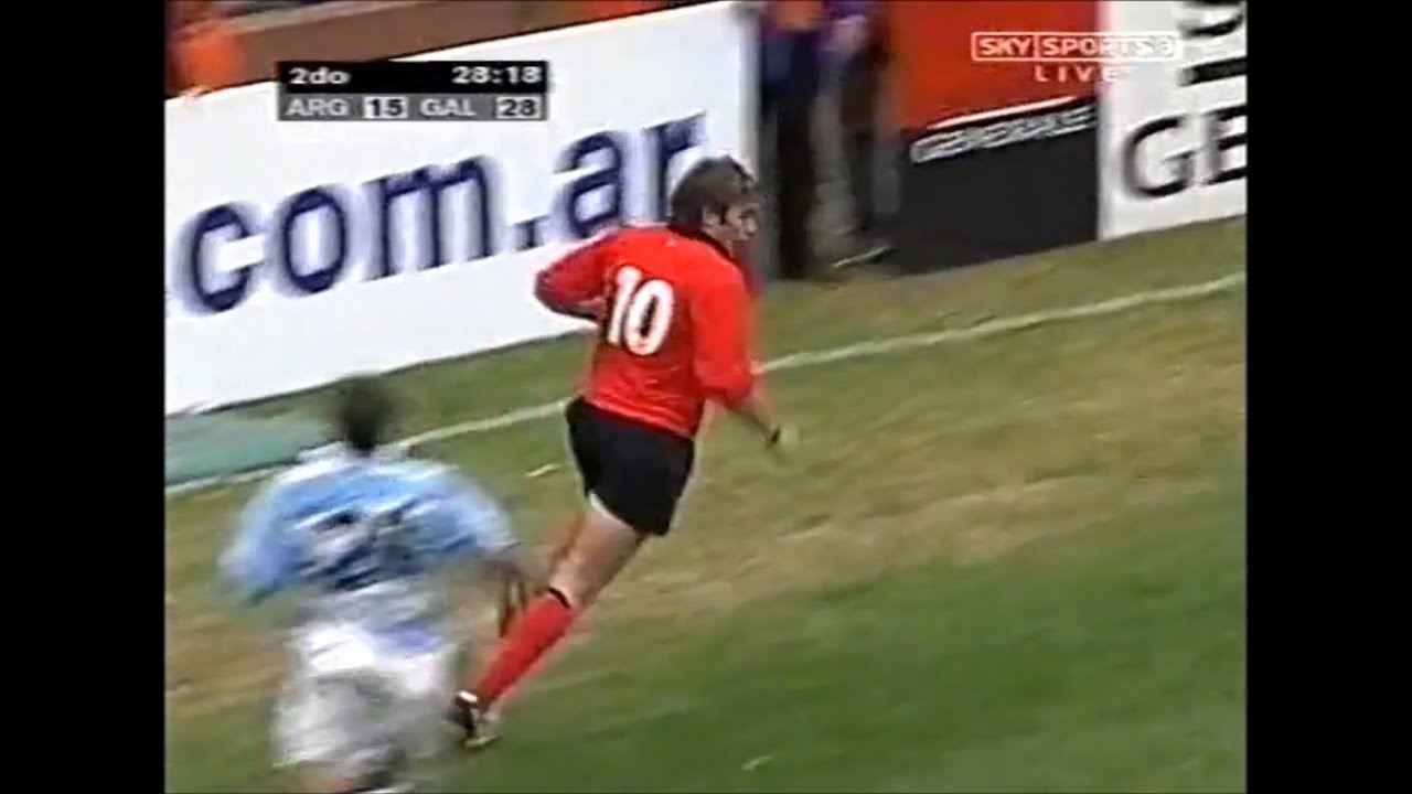 Nicky Robinson try vs Argentina 2004 - YouTube