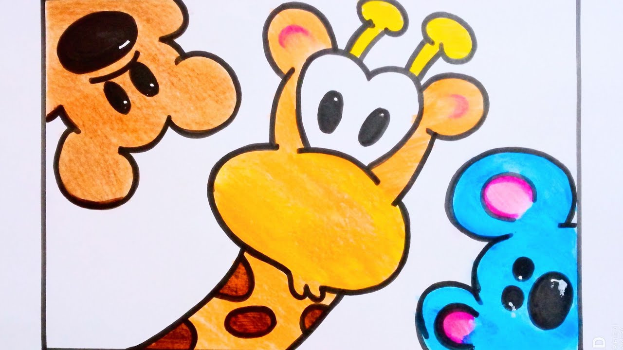 ||How to draw easy cute characters drawing for kids|| Step by Step ...