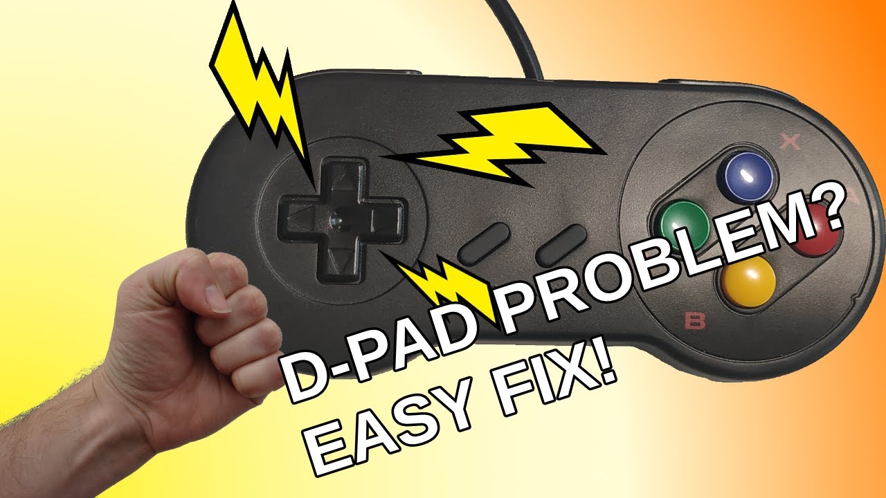 Fix D-pad issue when use cheap copy of SNES controller - YouTube