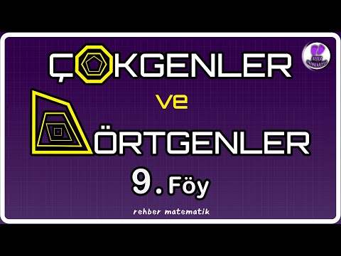 Dörtgenler ve Çokgenler 9 | Yamuk 1 |  Rehber Matematik #bebekadımları