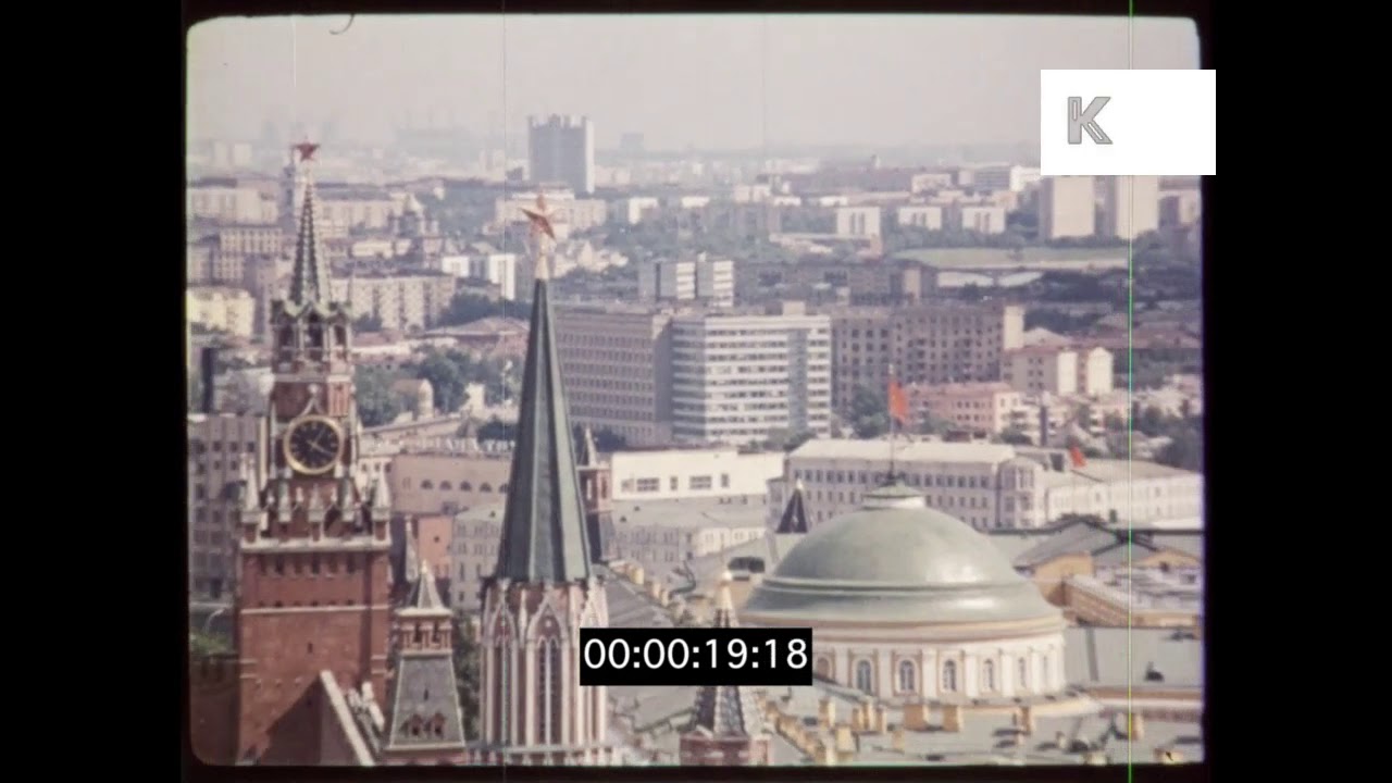 1983 Moscow Skyline and Streets - YouTube