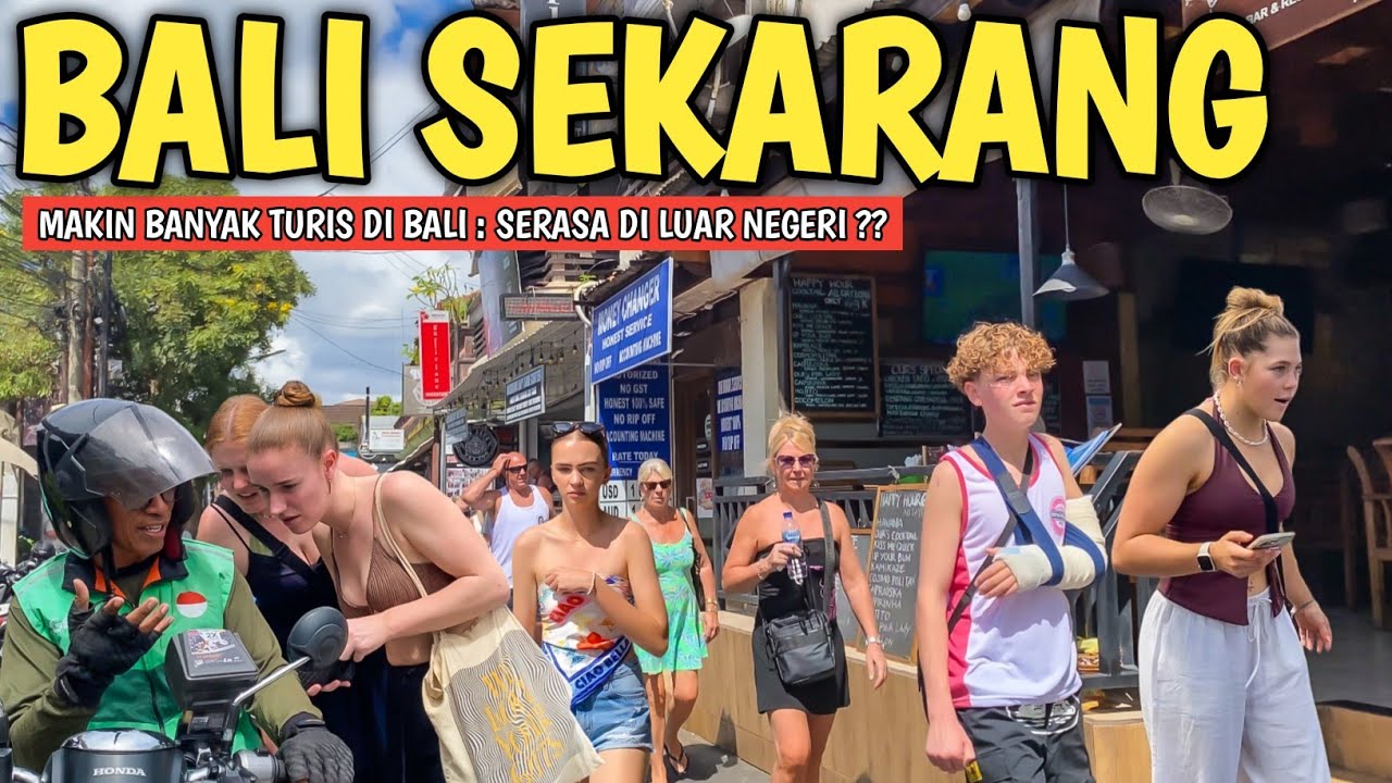 GARLIC LANE KAWAN HITS DI LEGIAN BALI BANYAK TURIS ASING: SITUASI BALI ...