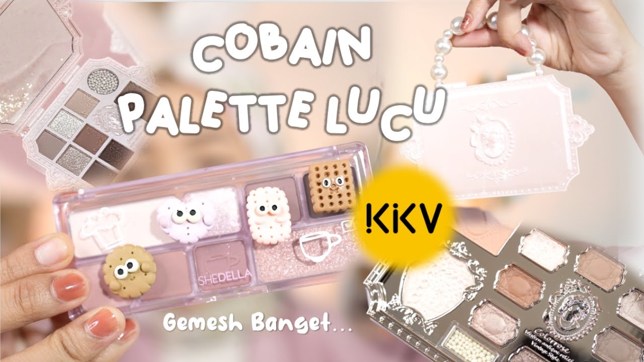 EYESHADOW TUTORIAL PAKAI PALETTE LUCU KKV !! SEBAGUS APA SIH ? - YouTube