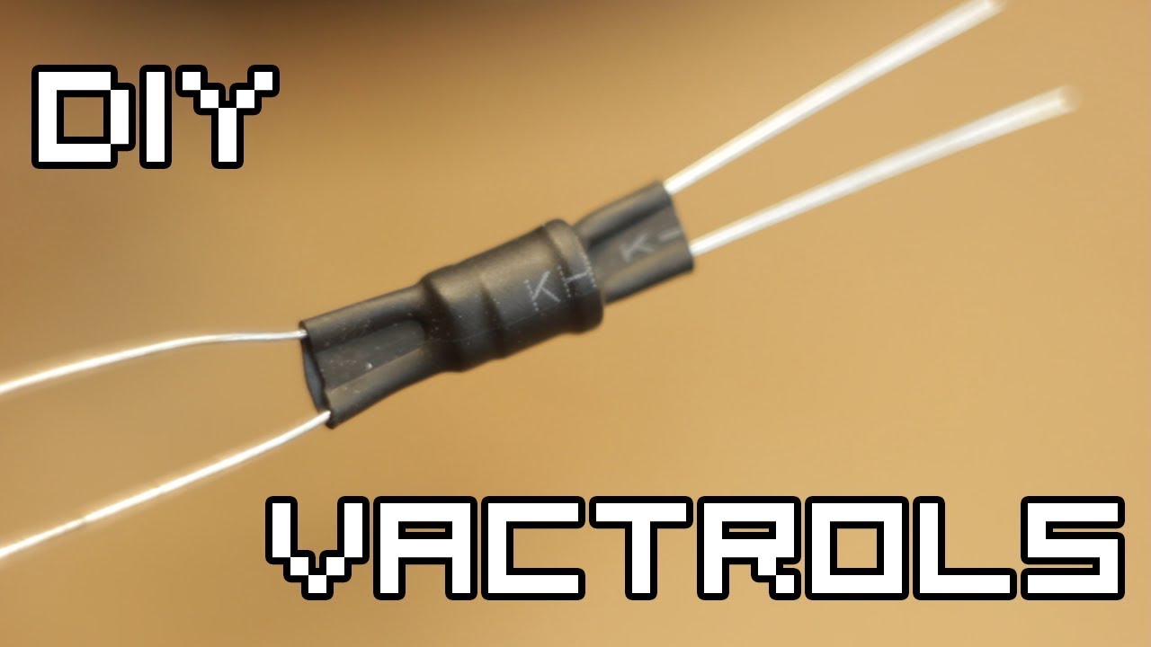 How To Make: DIY Vactrols - LED and Photoresistor - YouTube