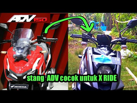 stang stir ADV cocok untuk x ride - YouTube