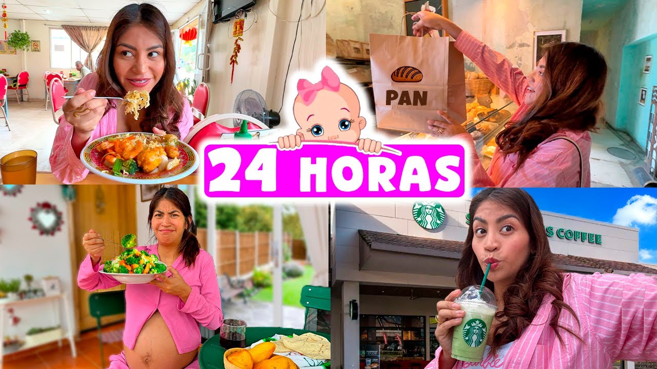 ¡Lo que como en un día EMBARAZADA! 🍓 ¿QUÉ SE LE ANTOJA a LA NENA? 👶🏻 ...