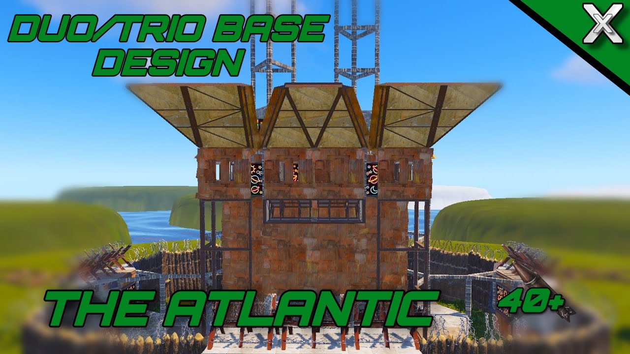 THE ATLANTIC - EASY Solo/Duo/Trio Bunker Widegapped - Rust Base Design 2022 - YouTube