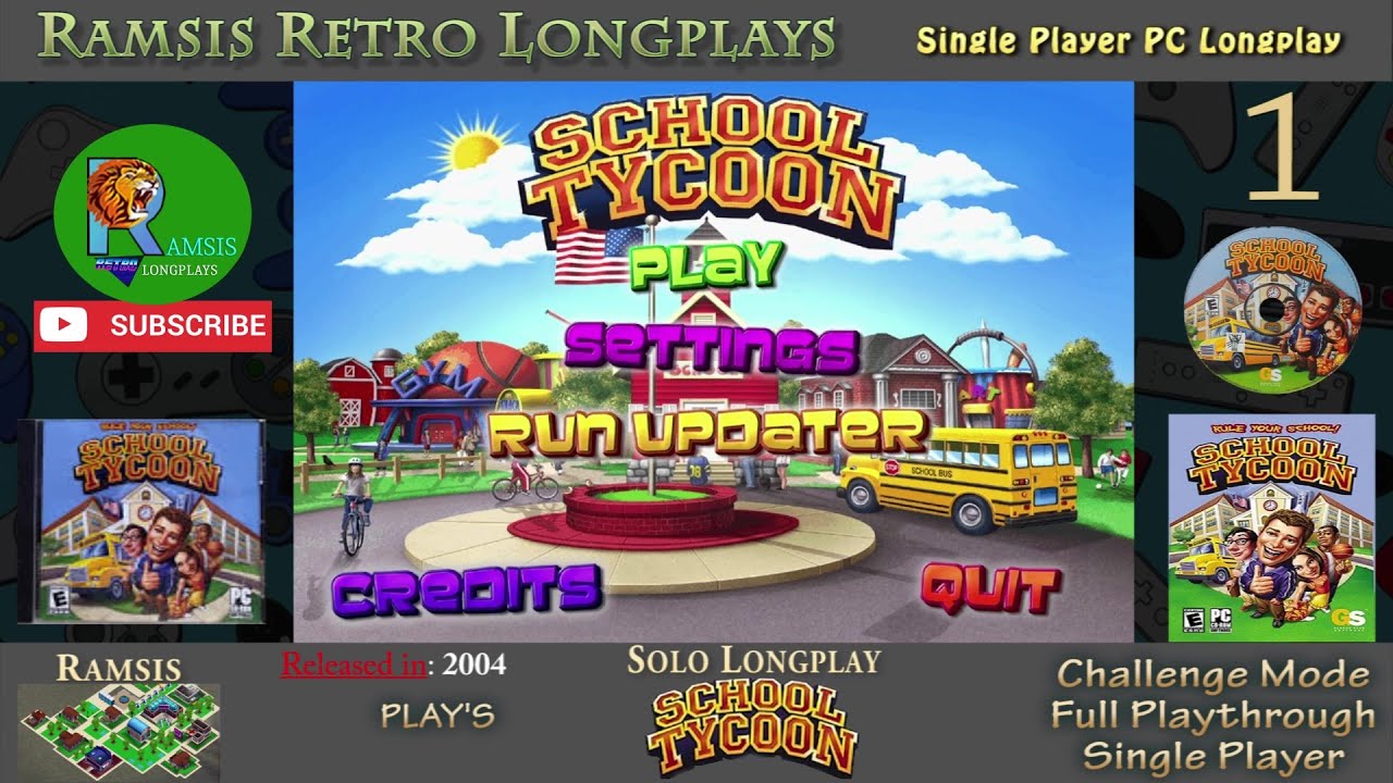 School Tycoon | PC Game | 2004 | Introduction and Beginner Level #1 ...