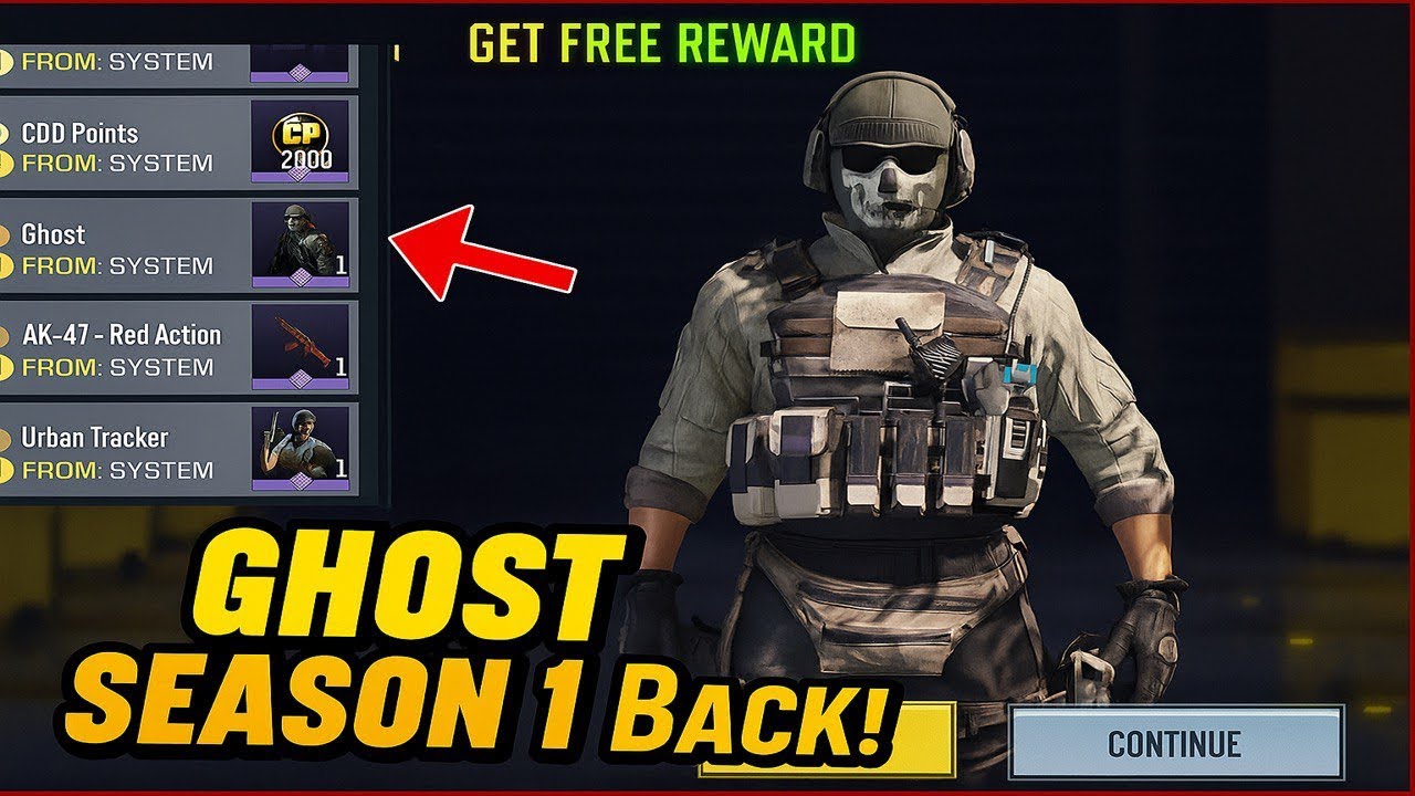 GHOST SEASON 1 COMEBACK! 🚀 HUGE COD Mobile News - YouTube