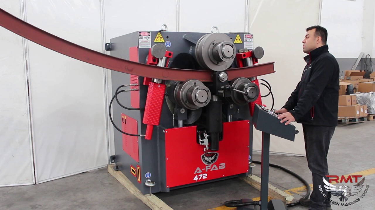 Beam Hardway Bending with Pulling Apparatus using RMT A-FAB 472 Angle ...