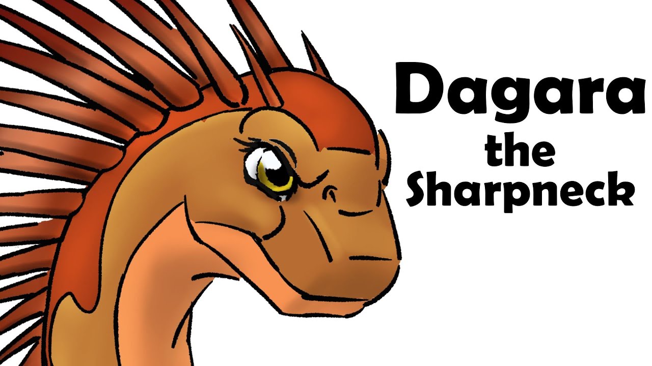 Dagara the Sharpneck Timelapse Painting | Amargasaurus Character Design ...