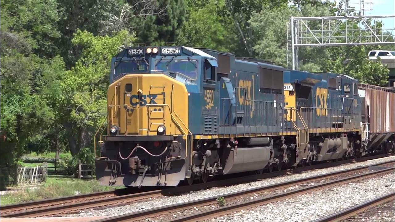 Lots Of CSX Trains In Relay And St Denis Station, MD - YouTube