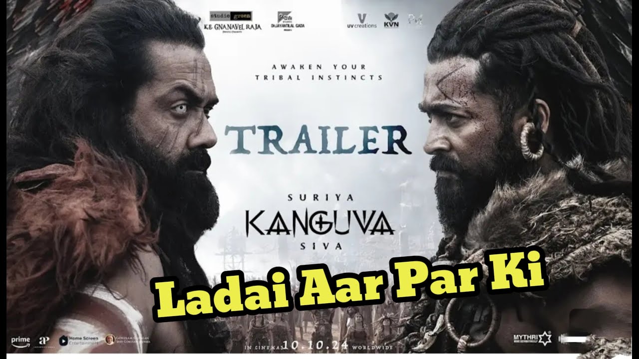 Kanguva Trailer Hindi Review Bobby Deol Suriya Siva Devi Sri Prasad ...