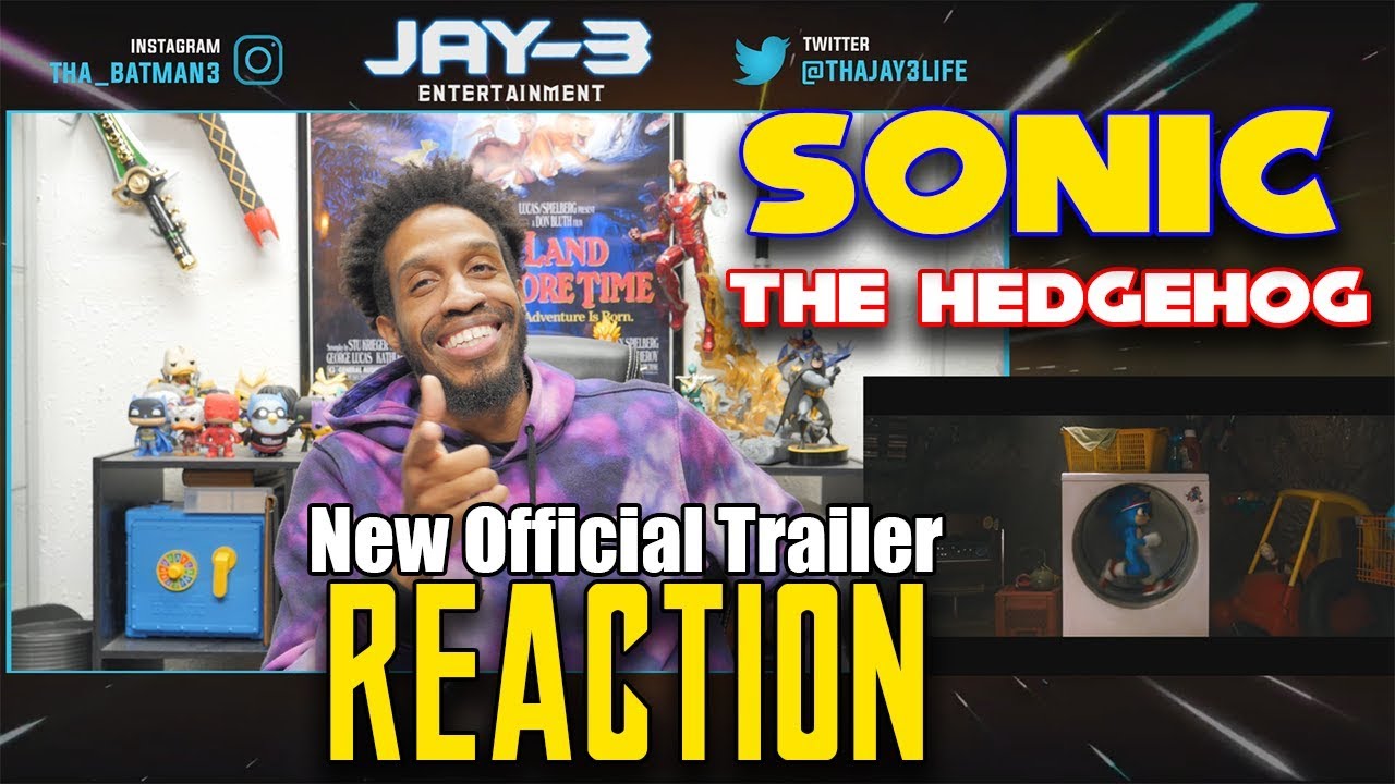 Sonic The Hedgehog New Official Trailer Reaction - YouTube
