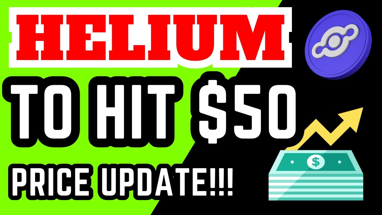 HELIUM COIN TO HIT $50! HELIUM (HNT) TODAY NEWS! HELIUM CRYPTO COIN ...